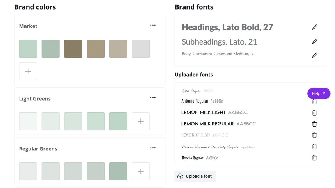 How to Set Up Your Brand Kit in Canva Pro | Market with Miranda