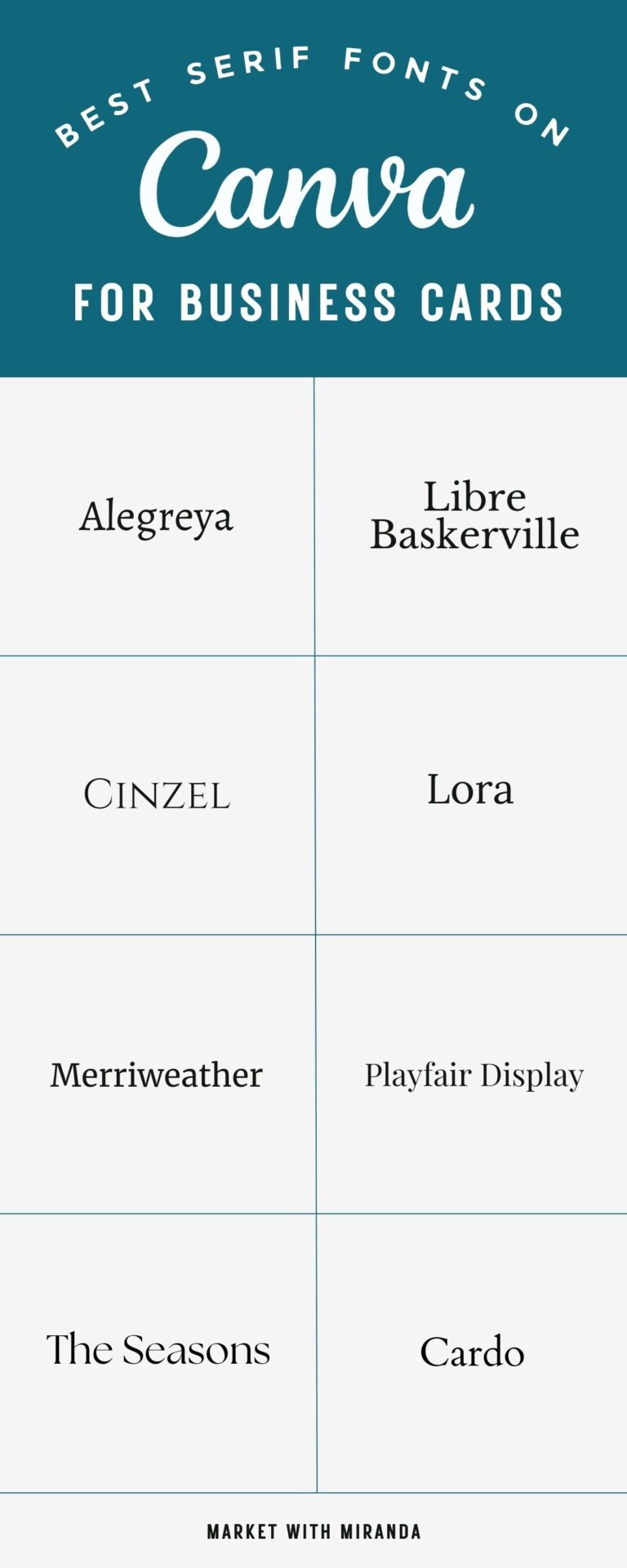Best Canva Fonts for Business Cards: A Quick Guide (2026)