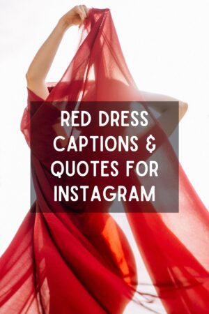 50 Inspiring Red Dress Quotes for Instagram