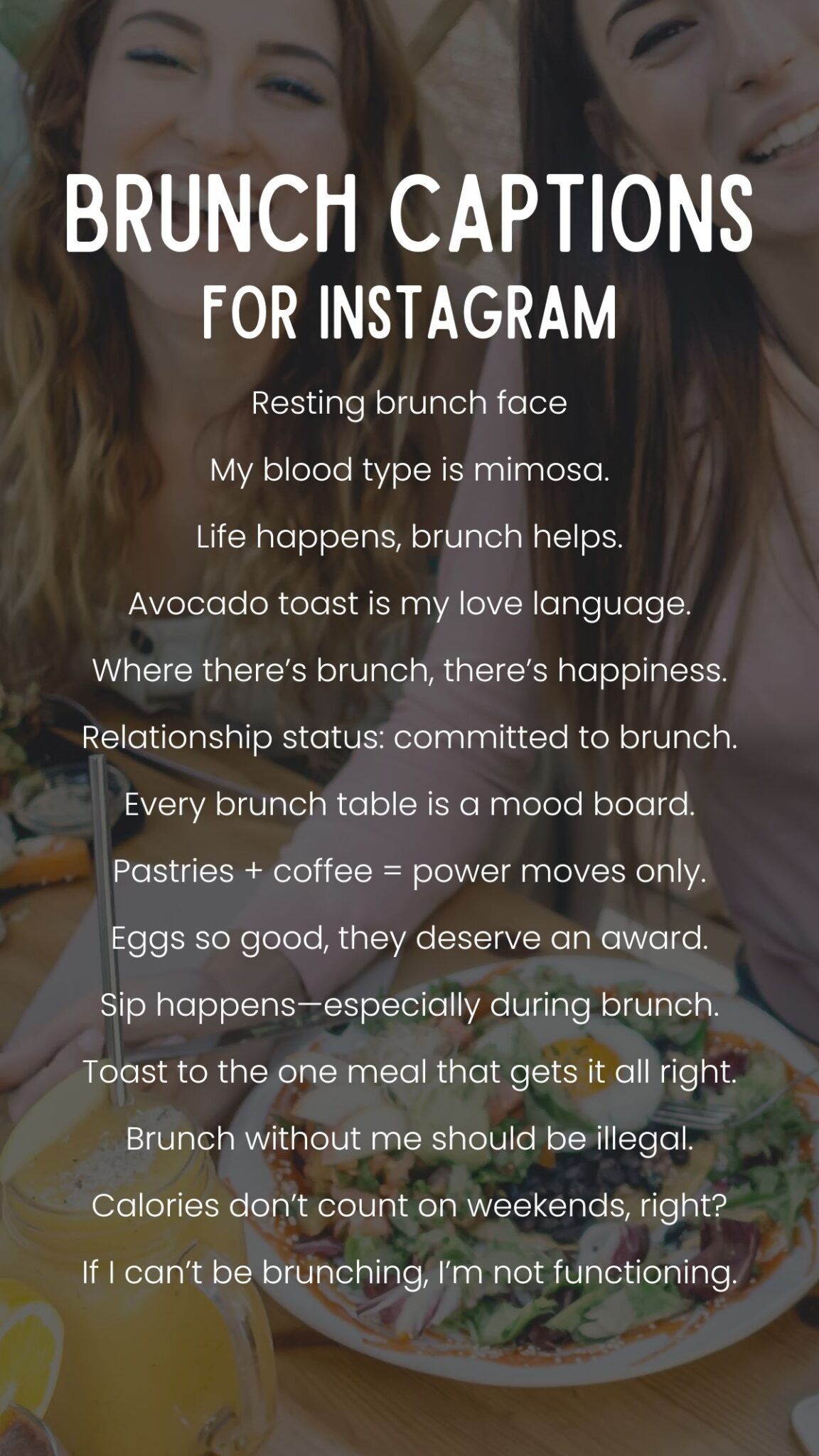Perfect Brunch Captions for Instagram to Boost Your Feed