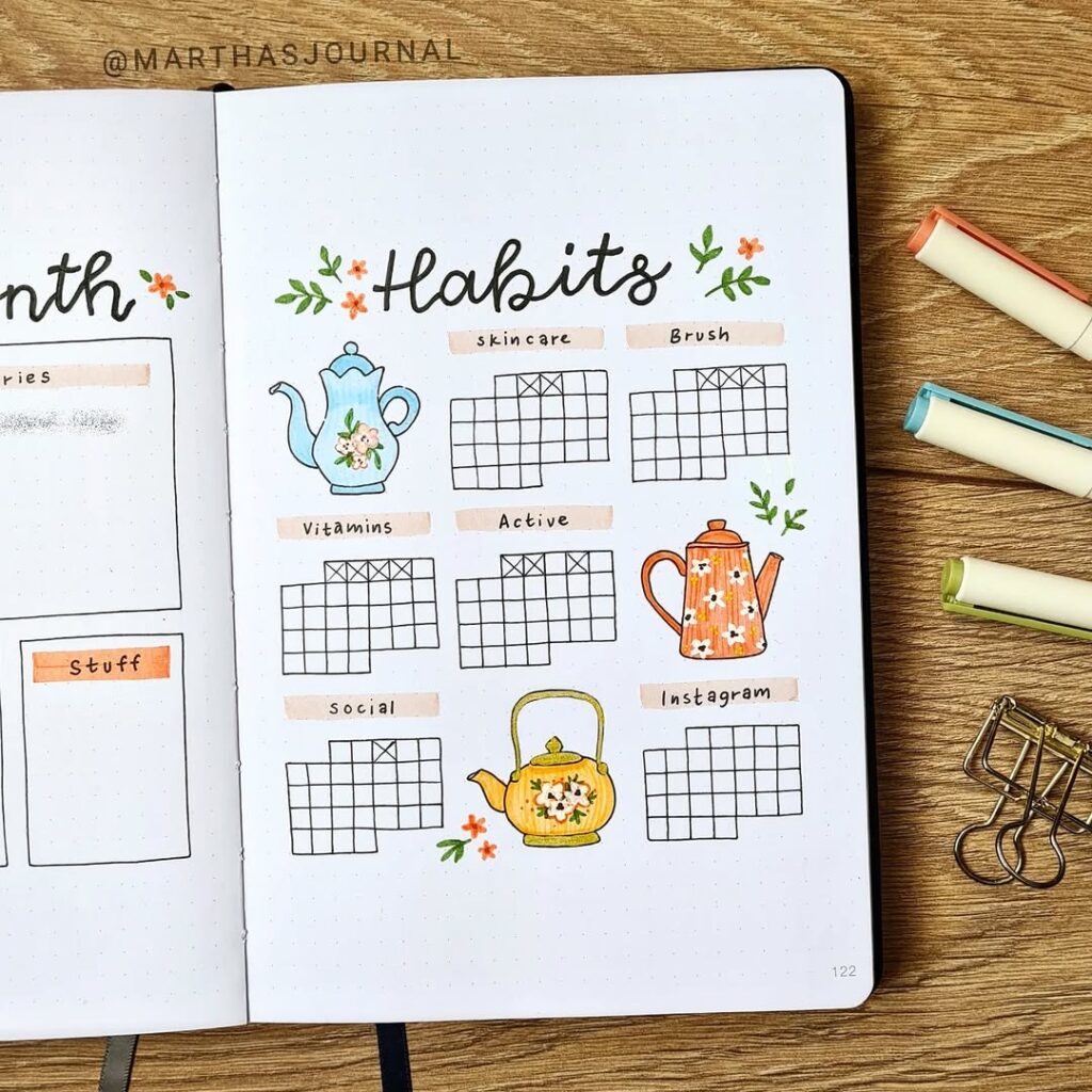 20 Creative Bullet Journal Spreads to Spark Joy and Productivity